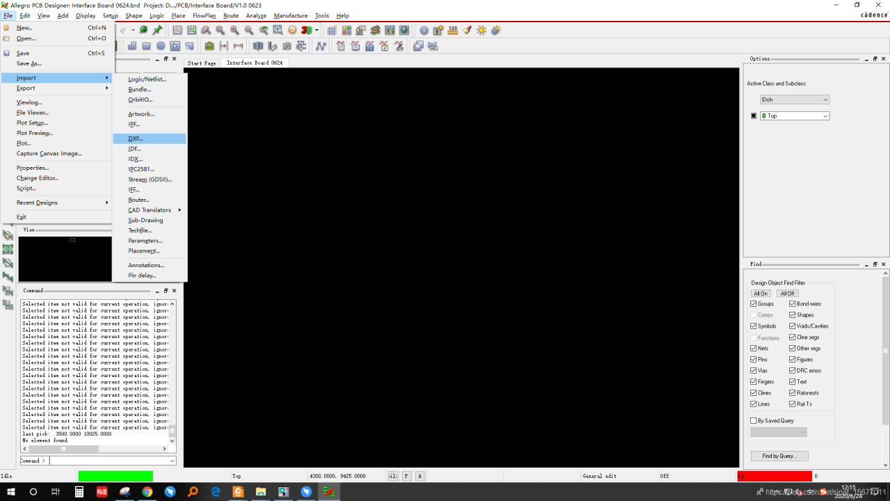 Allegro DXF板框导入及将元器件精准放置到特定位置操作 – 源码巴士