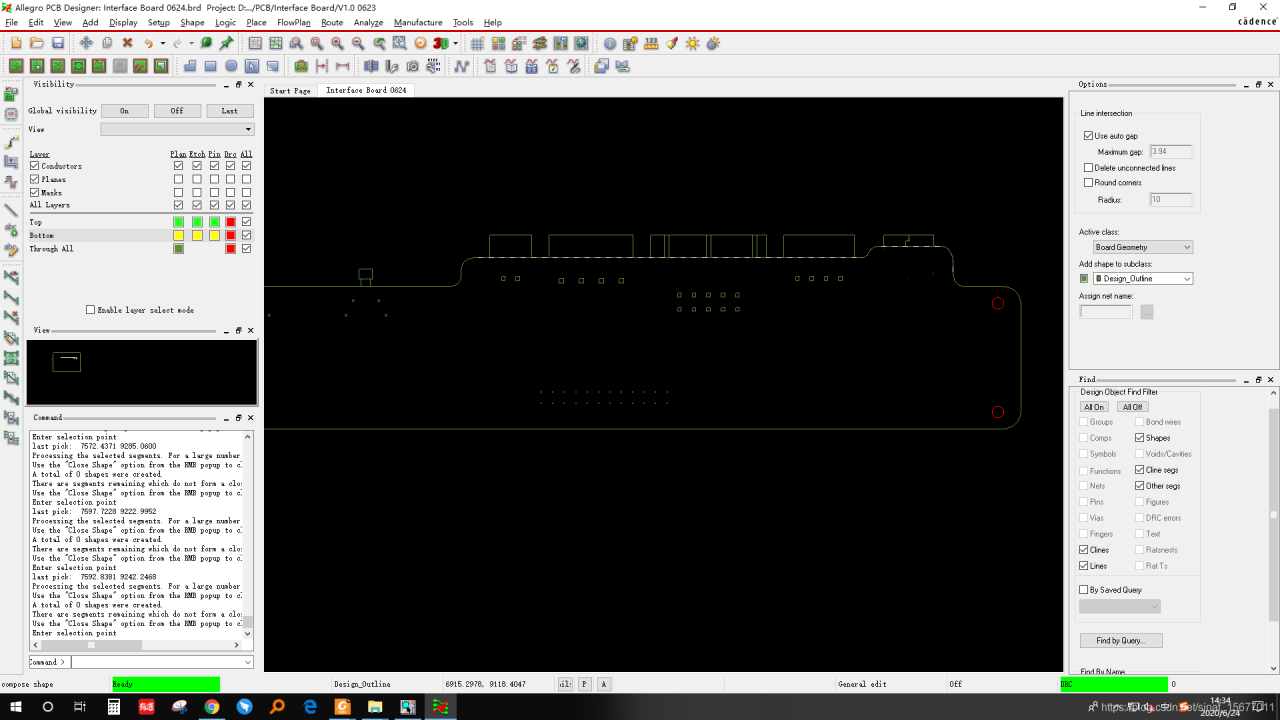 Allegro DXF板框导入及将元器件精准放置到特定位置操作 – 源码巴士