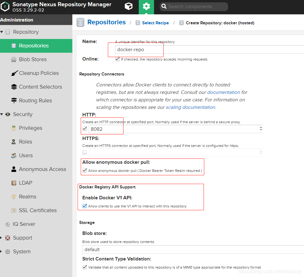 Nexus3 配置 Docker 仓库 源码巴士 0459