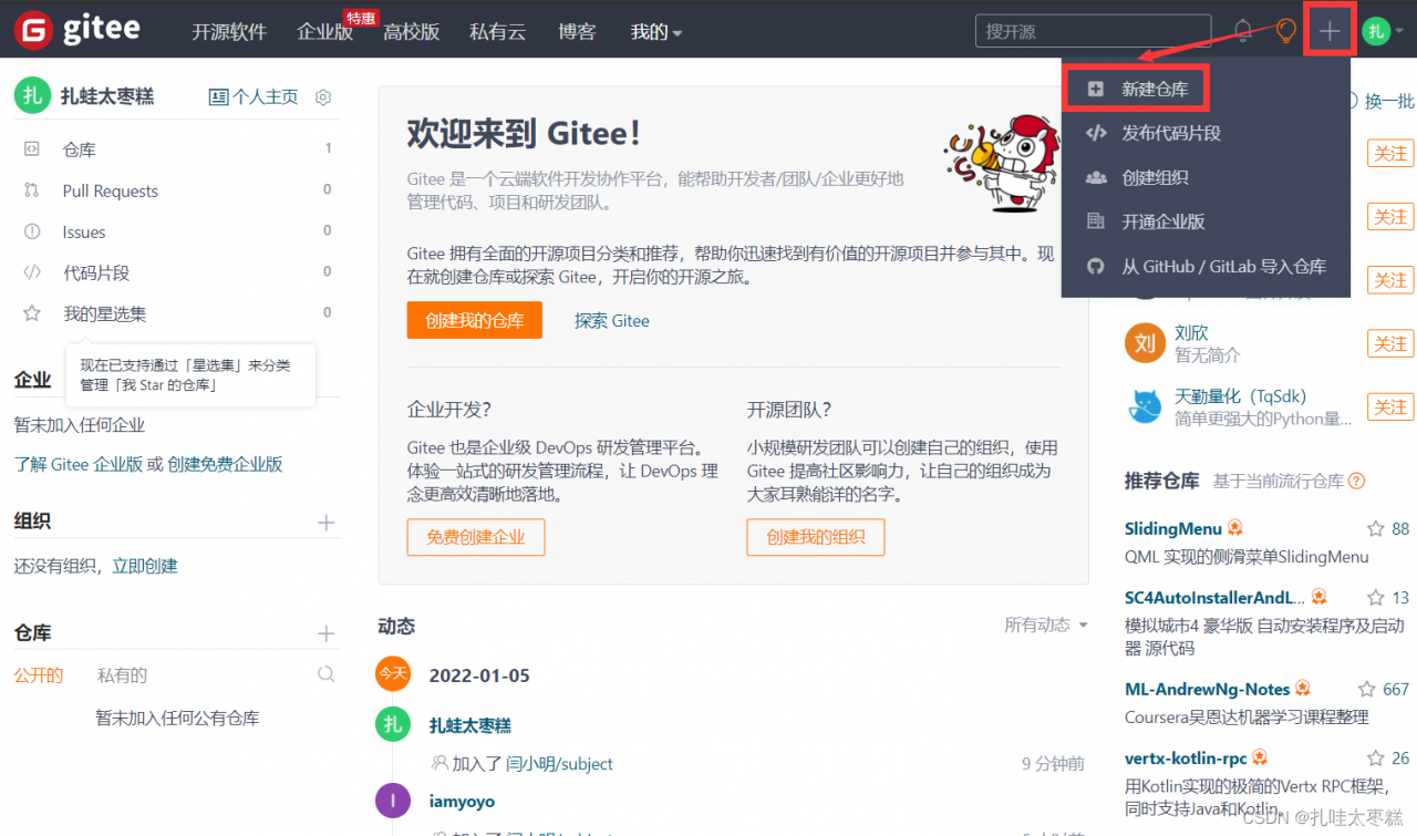 2021 最新 IDEA集成Gitee、Gitee迁移GitHub【图文讲解】 – 源码巴士
