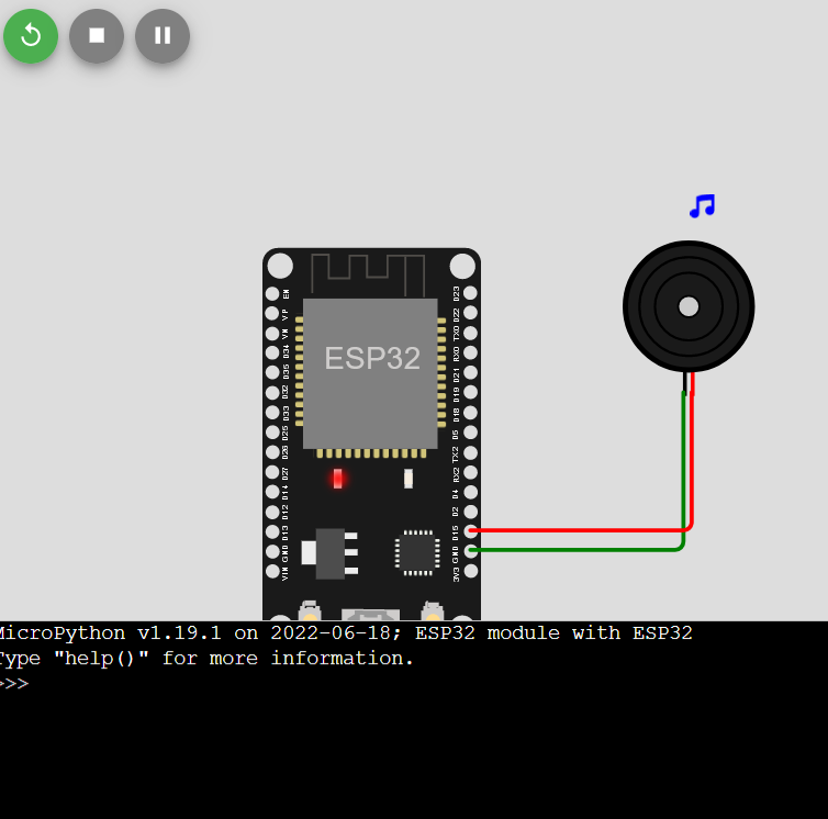 物联网开发笔记（14） 使用wokwi仿真micropython On Esp32开发板实现蜂鸣器续 源码巴士