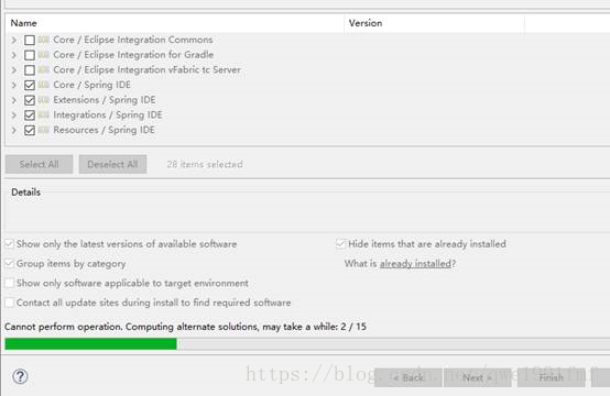 Eclipse4 5安装spring插件springsource Tool Suite 源码巴士