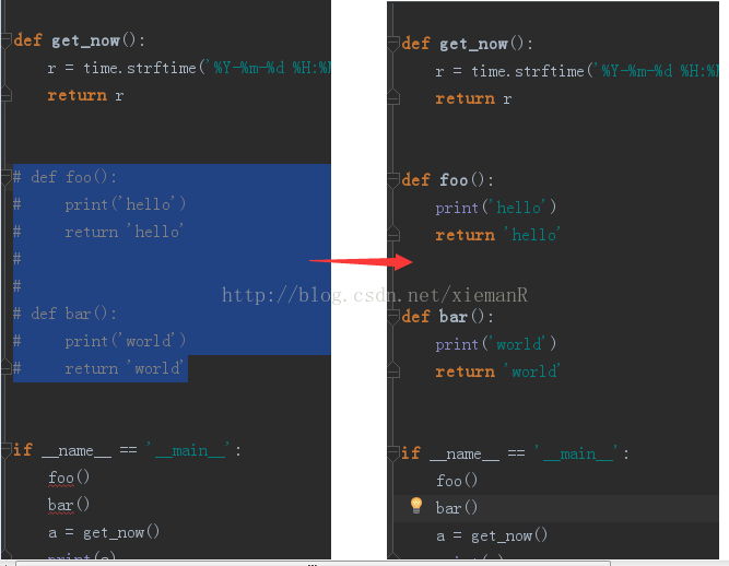 PyCharm使用技巧：Ctrl + /（多行注释） – 源码巴士